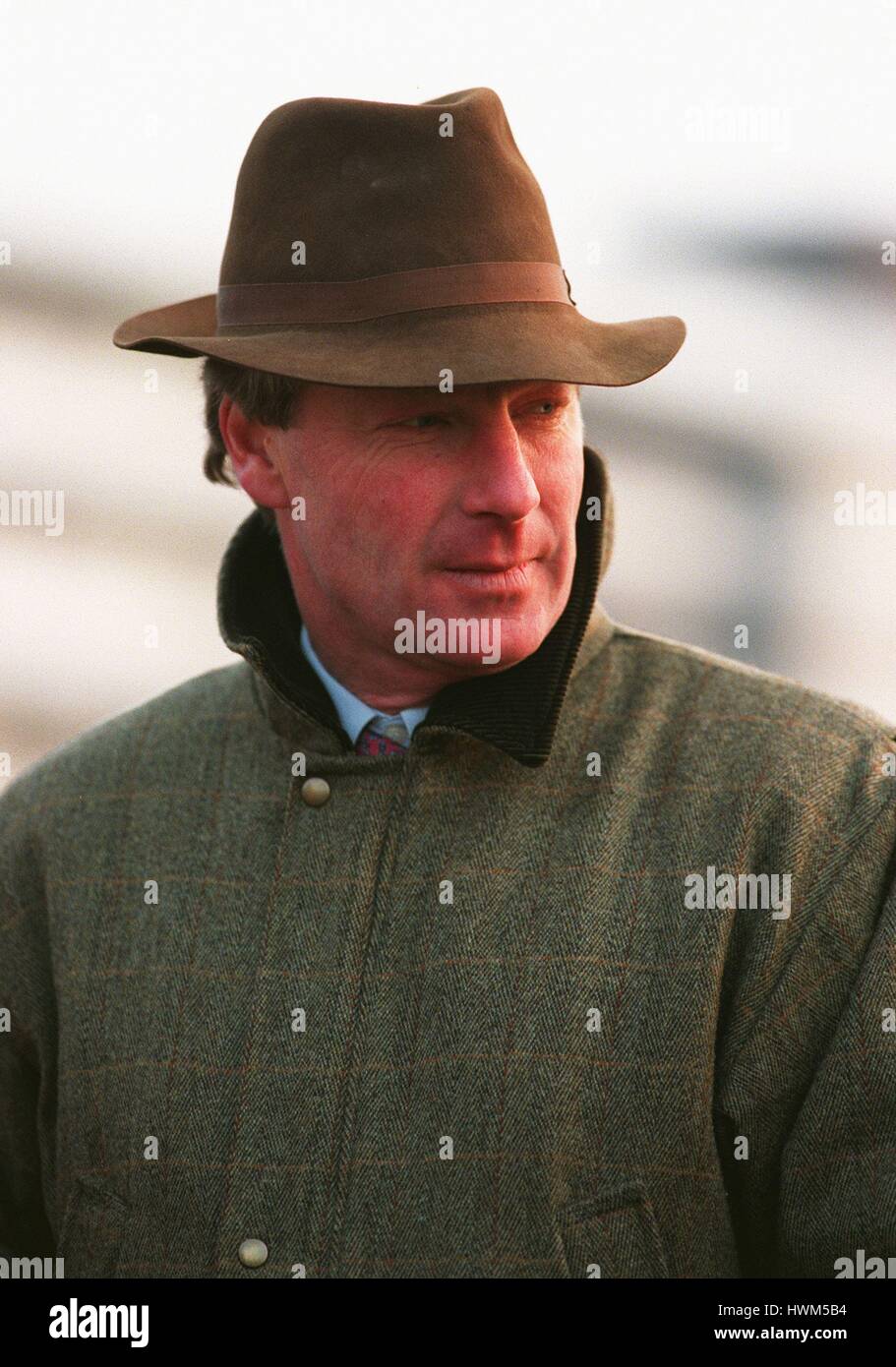 BOB BUTLER RACE HORSE TRAINER 04 April 1996 Stock Photo - Alamy
