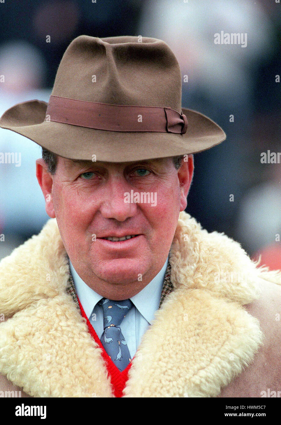 DAVID NICHOLSON RACE HORSE TRAINER 20 December 1996 Stock Photo - Alamy