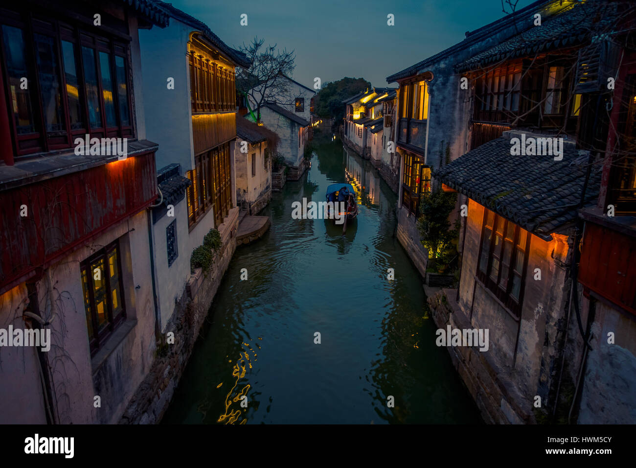 SHANGHAI, CHINA: Beautiful evening light creates magic mood inside ...
