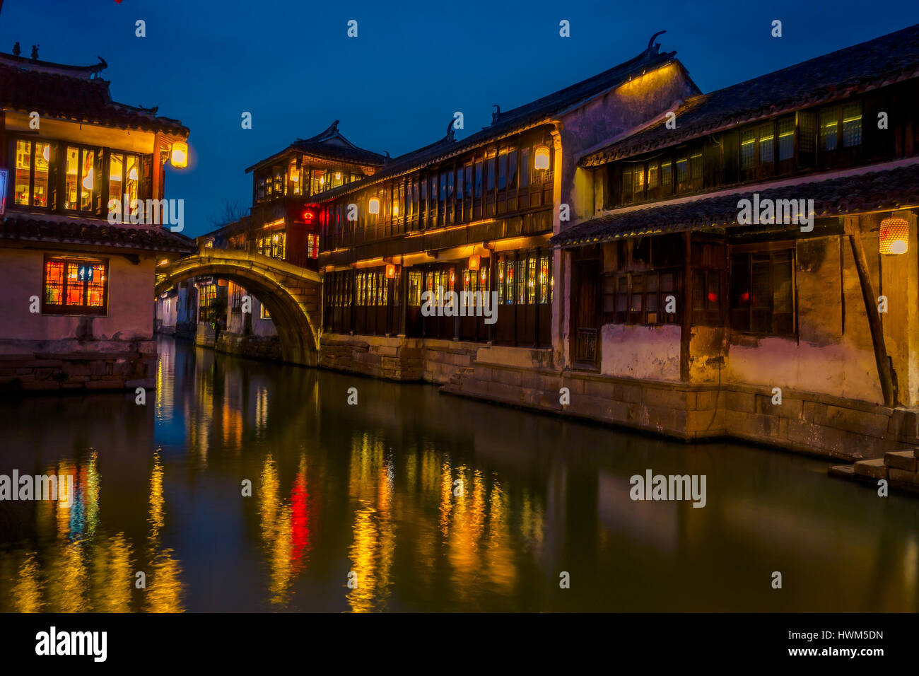 SHANGHAI, CHINA: Beautiful evening light creates magic mood inside ...