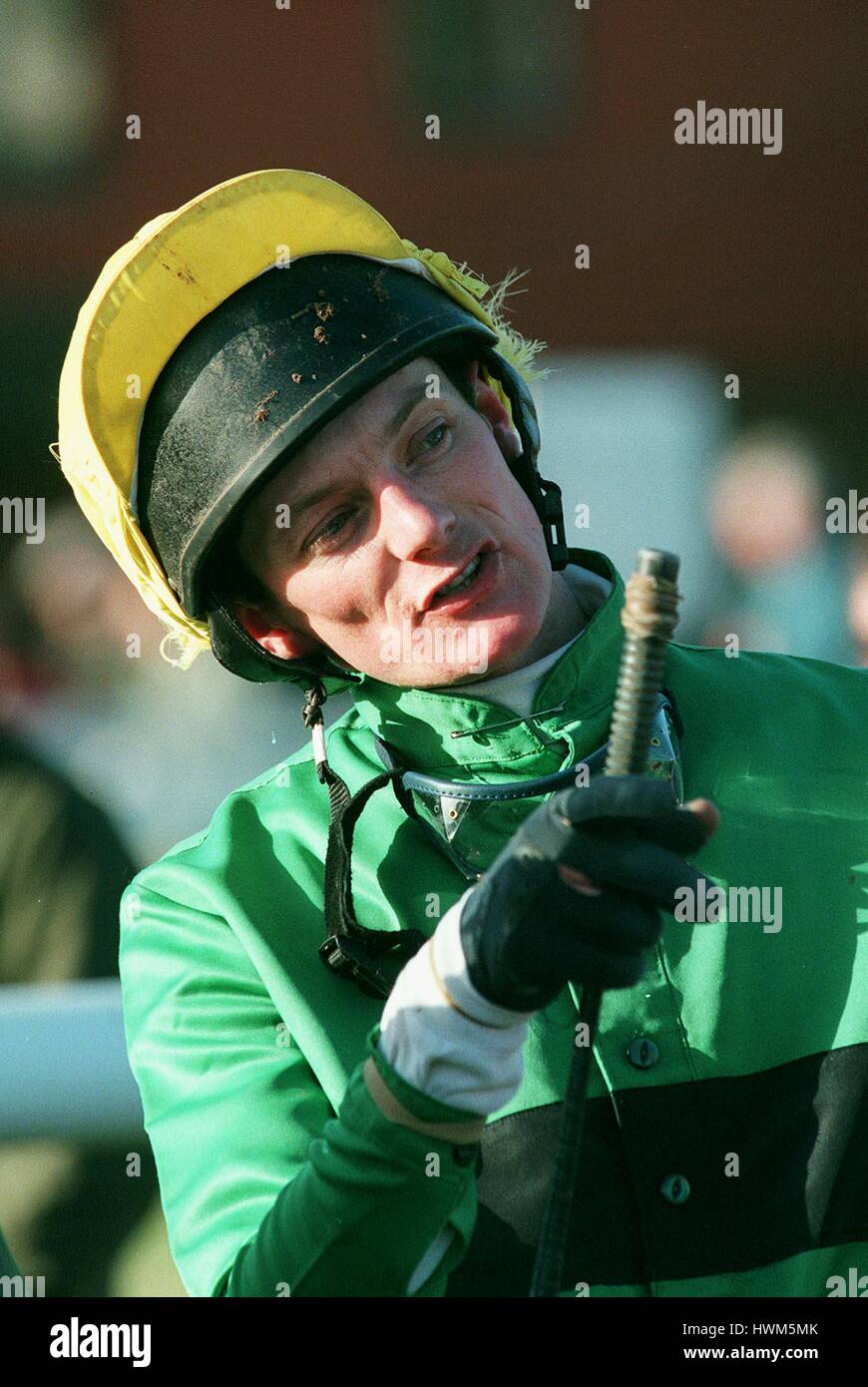 DAVID BURCHELL JOCKEY 28 February 1997 Stock Photo - Alamy