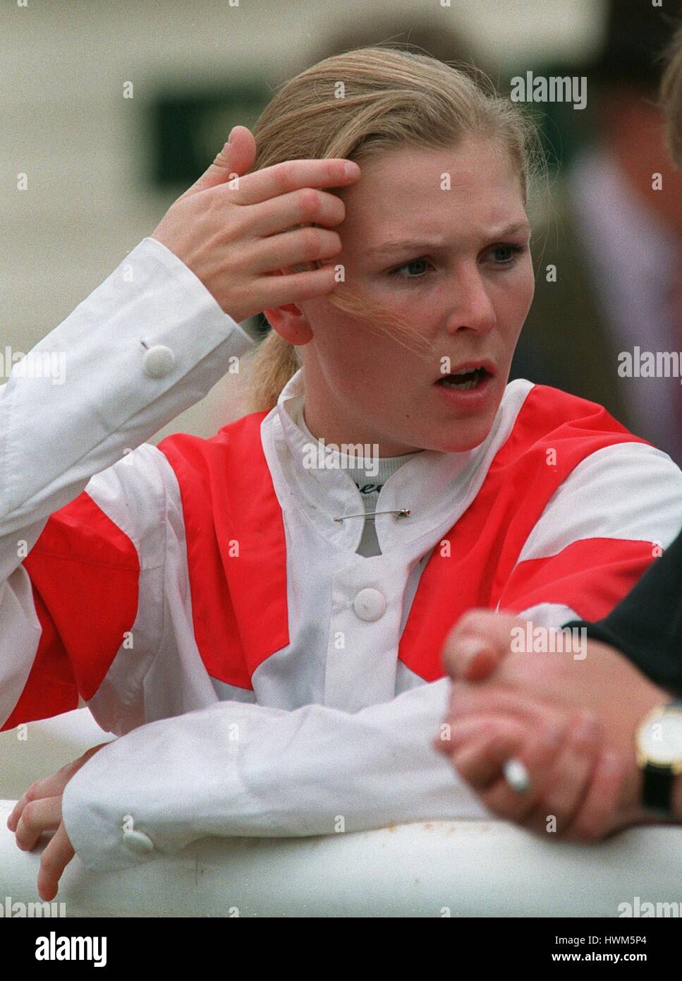 AIMEE COOK JOCKEY 25 June 1997 Stock Photo - Alamy