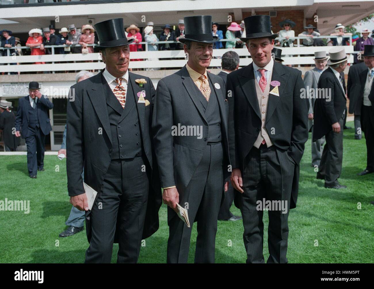 HENRY DAVID & BEN CECIL ROYAL ASCOT 17.6.97 24 June 1997 Stock Photo ...