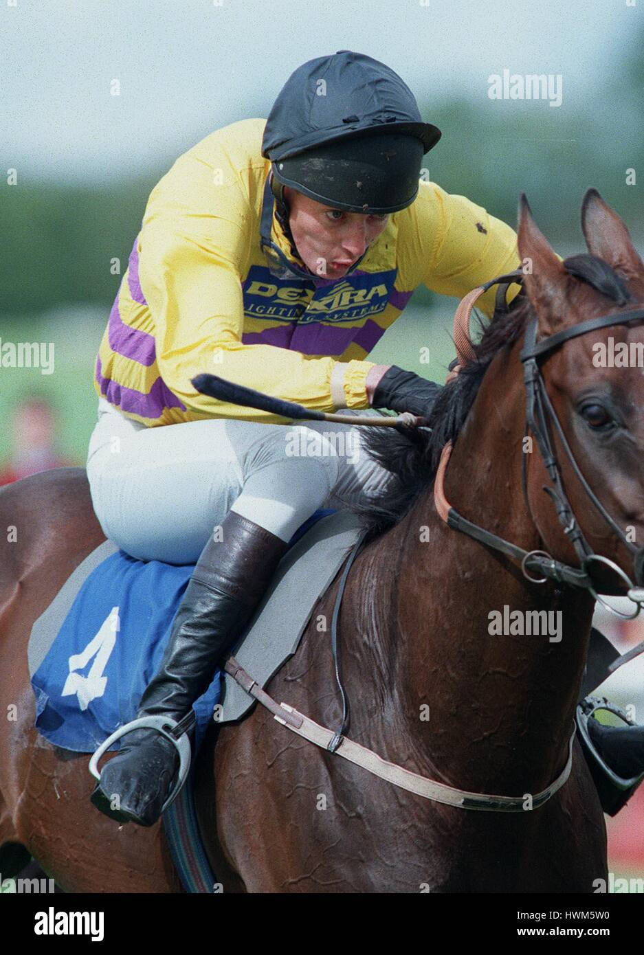 CHRIS MAUDE JOCKEY 29 August 1997 Stock Photo - Alamy