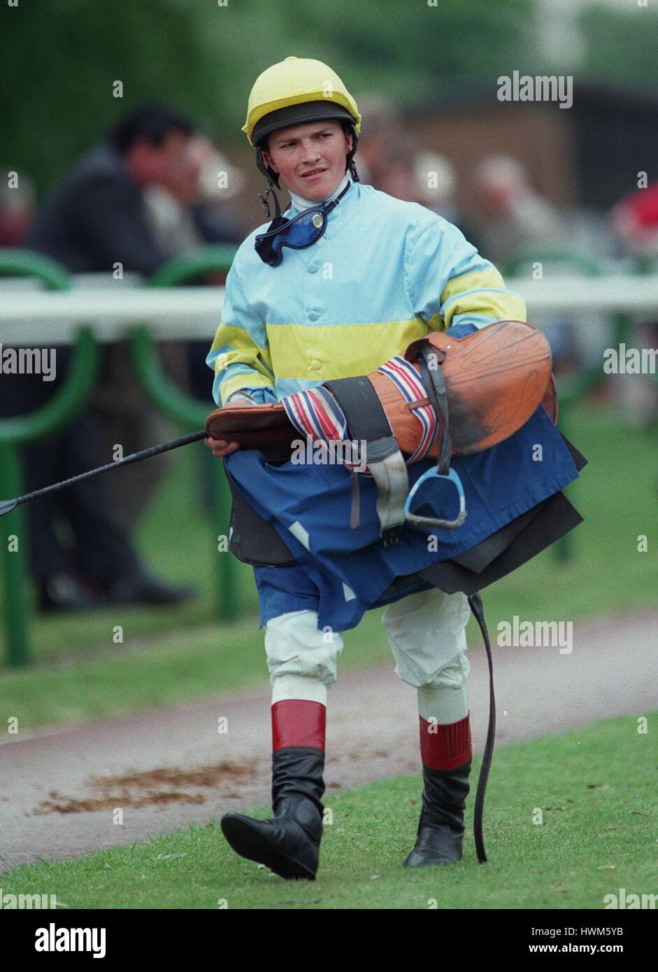 NEIL VARLEY JOCKEY 22 May 1997 Stock Photo - Alamy