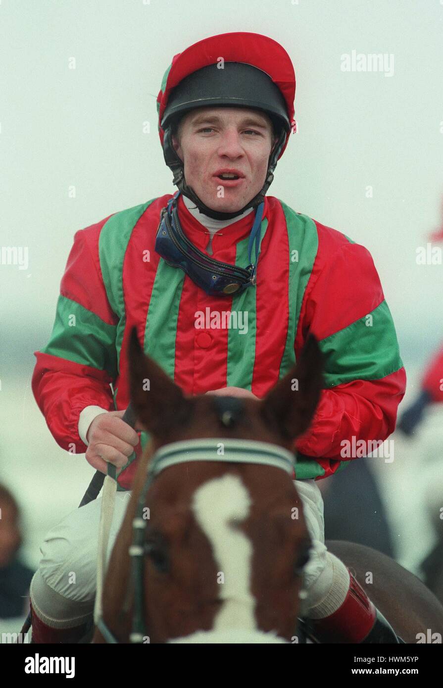 SEB SANDERS JOCKEY 16 January 1997 Stock Photo - Alamy