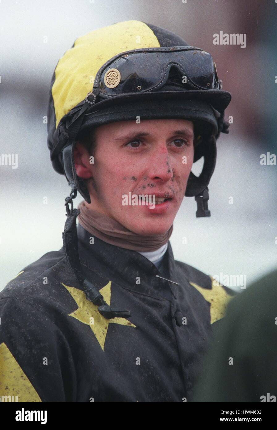 PAUL ROBERTS JOCKEY 16 January 1997 Stock Photo - Alamy