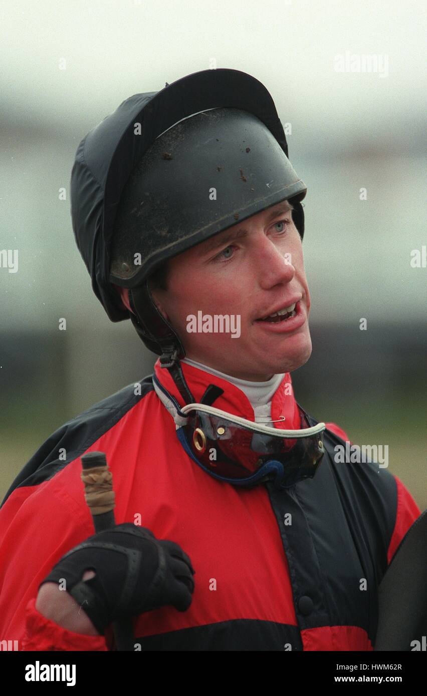 RICHARD JOHNSON JOCKEY 28 February 1997 Stock Photo - Alamy