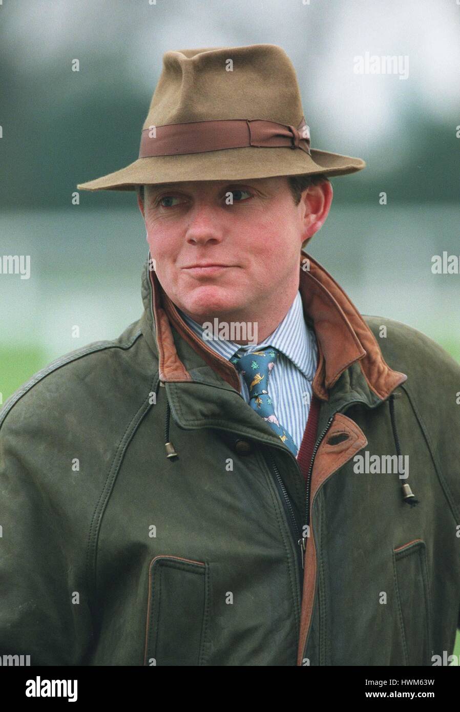 PAUL WEBBER RACE HORSE TRAINER 31 January 1997 Stock Photo - Alamy