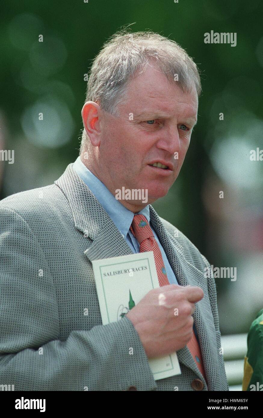 MICHAEL CHANNON RACE HORSE TRAINER 22 May 1997 Stock Photo - Alamy