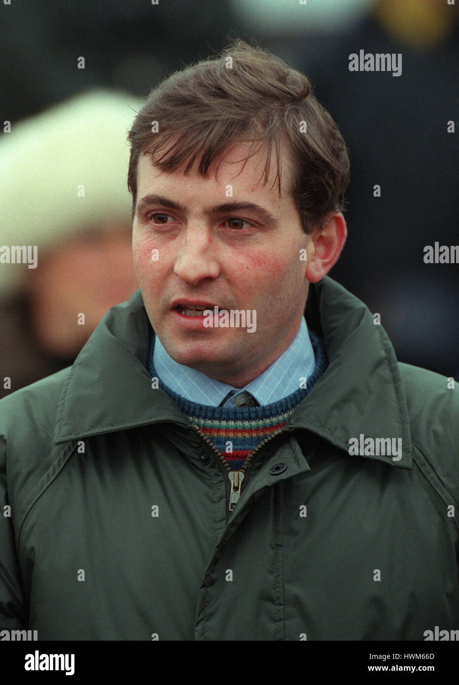 W.S.CUNNINGHAM RACE HORSE TRAINER 19 November 1997 Stock Photo - Alamy