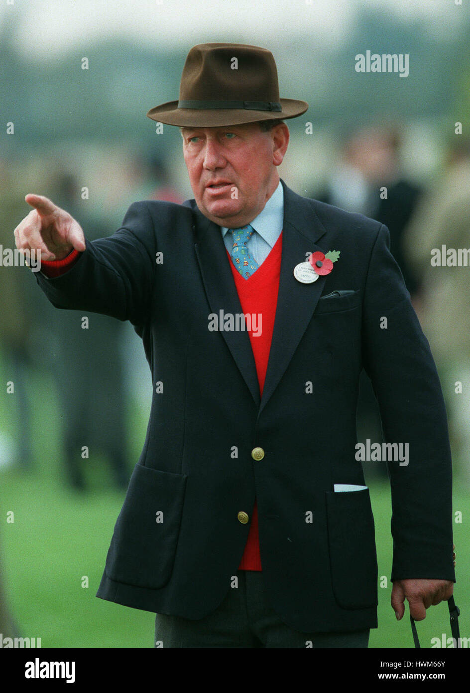 DAVID NICHOLSON RACE HORSE TRAINER 04 November 1997 Stock Photo - Alamy