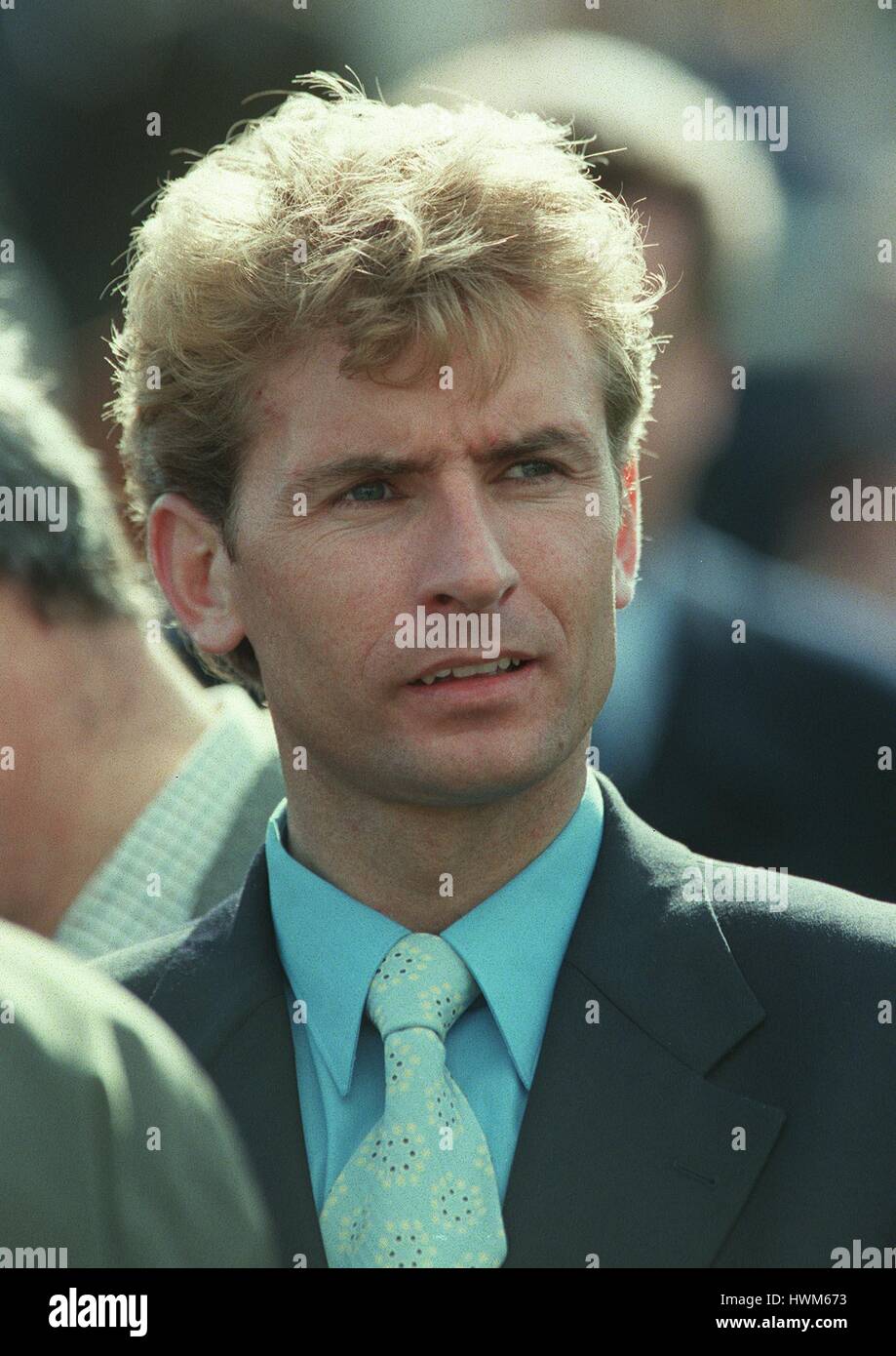 DECLAN MURPHY RACING CHANNEL PRESENTER 23 May 1997 Stock Photo - Alamy