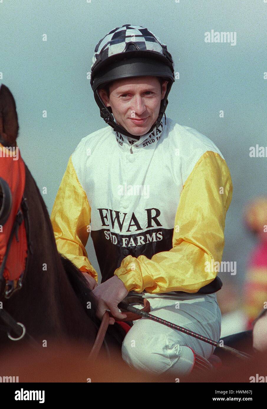 RICHARD QUINN JOCKEY 22 April 1997 Stock Photo - Alamy