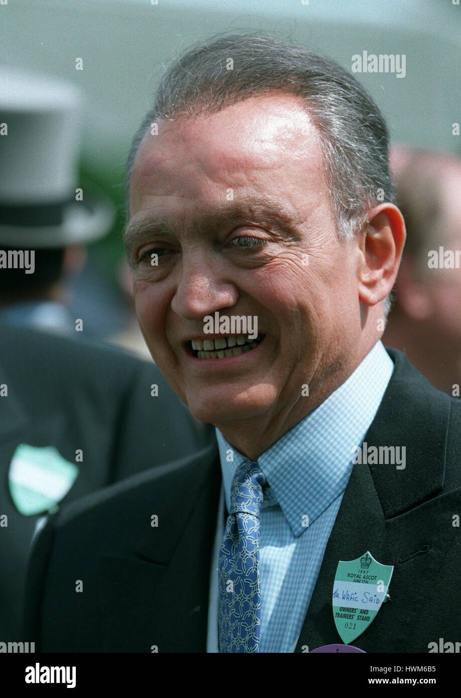WAFIC SAID RACE HORSE OWNER 25 June 1997 Stock Photo - Alamy
