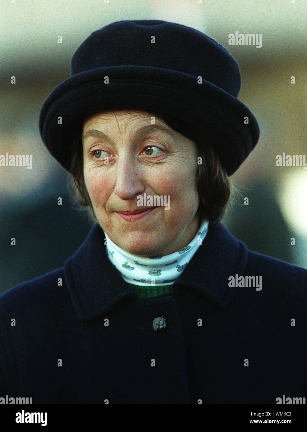 HENRIETTA KNIGHT RACE HORSE TRAINER 08 December 1997 Stock Photo - Alamy
