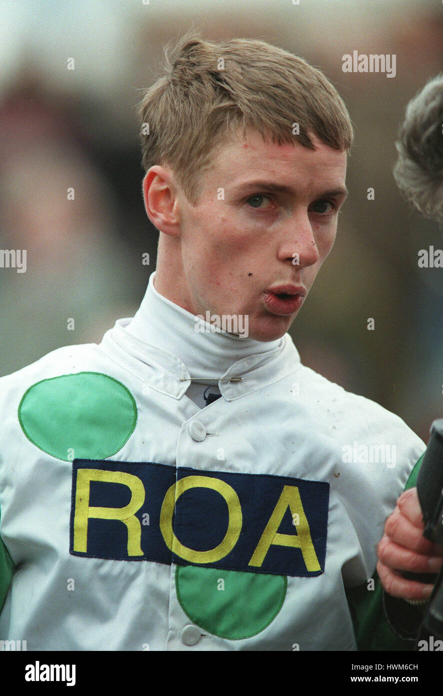 RICHARD MCGRATH JOCKEY 17 December 1997 Stock Photo - Alamy