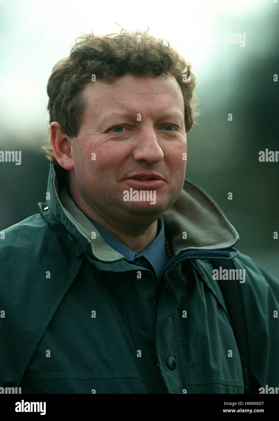 MARK JOHNSTON RACE HORSE TRAINER 10 November 1997 Stock Photo - Alamy