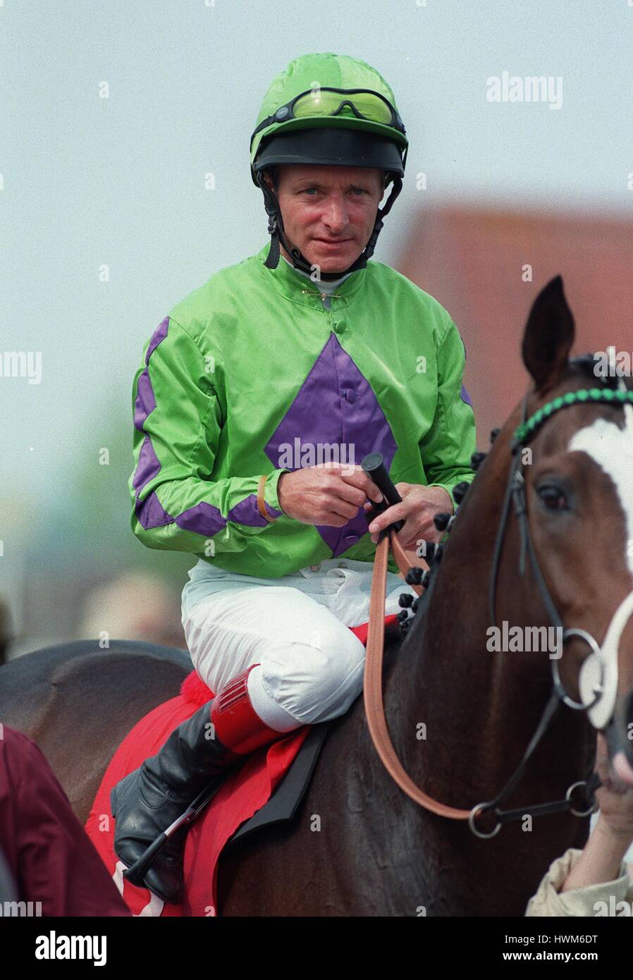PAT EDDERY JOCKEY 03 May 1997 Stock Photo - Alamy