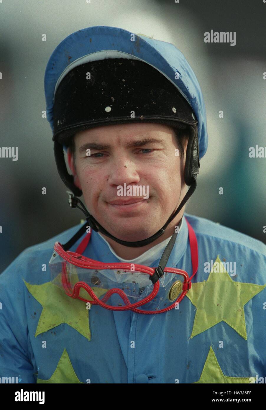 JAMIE EVANS JOCKEY 28 February 1997 Stock Photo - Alamy