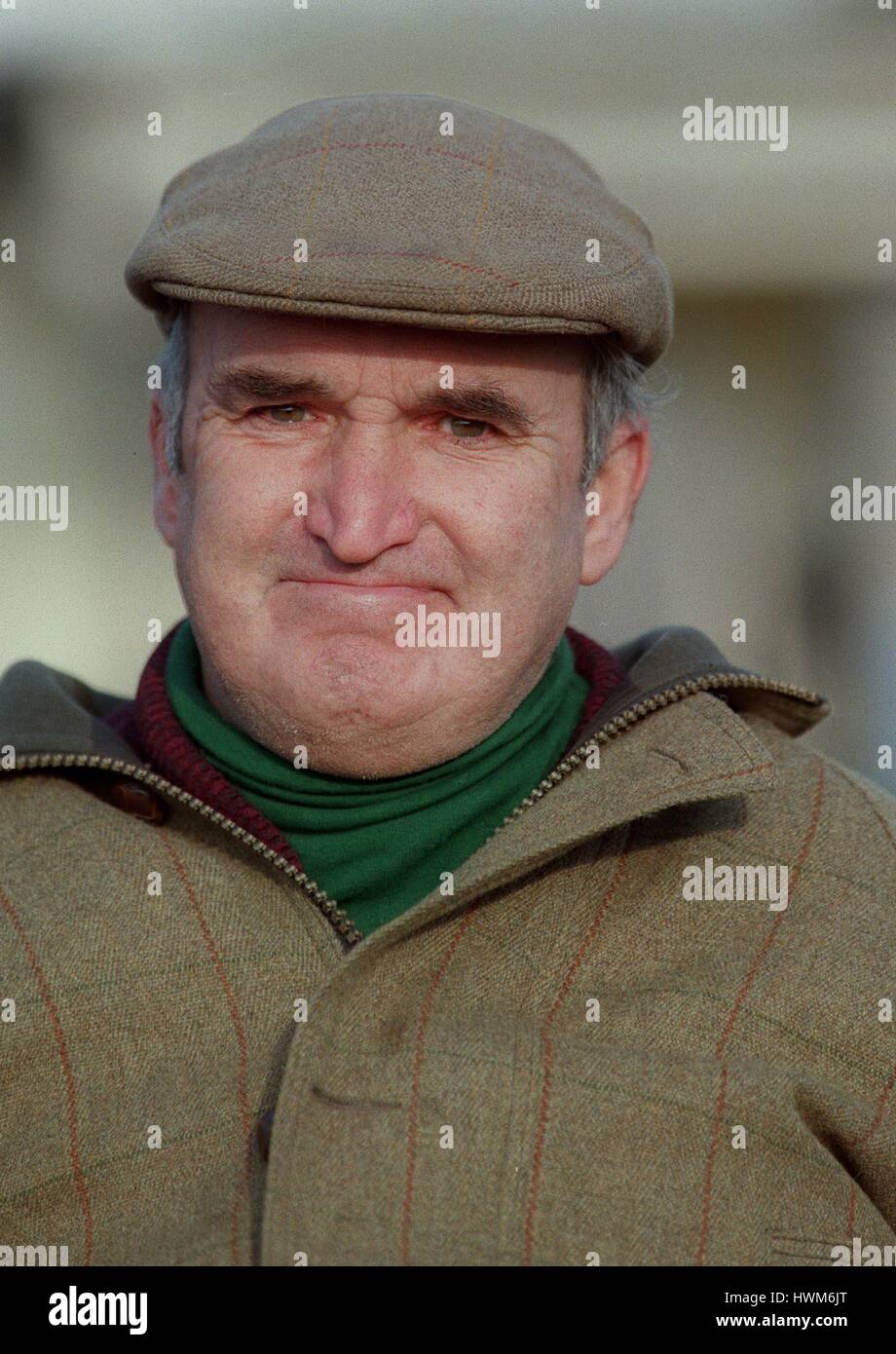 JIMMY HARRIS RACE HORSE TRAINER 07 March 1997 Stock Photo - Alamy