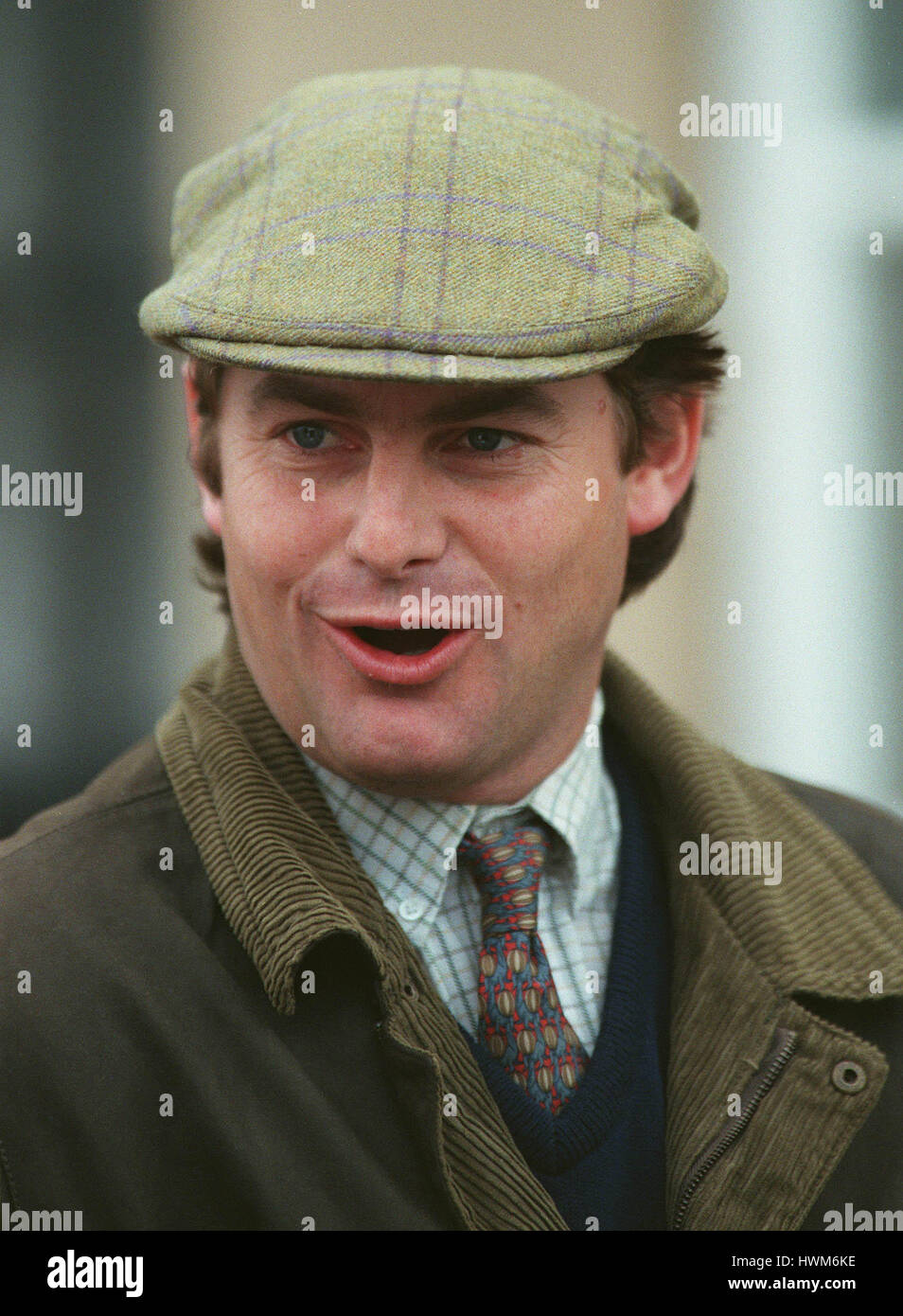 CHARLIE BROOKS RACE HORSE TRAINER 12 November 1997 Stock Photo - Alamy