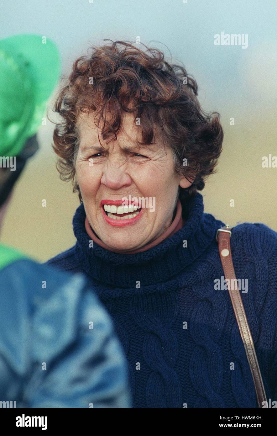 BARBARA WARING RACE HORSE TRAINER 11 February 1997 Stock Photo - Alamy