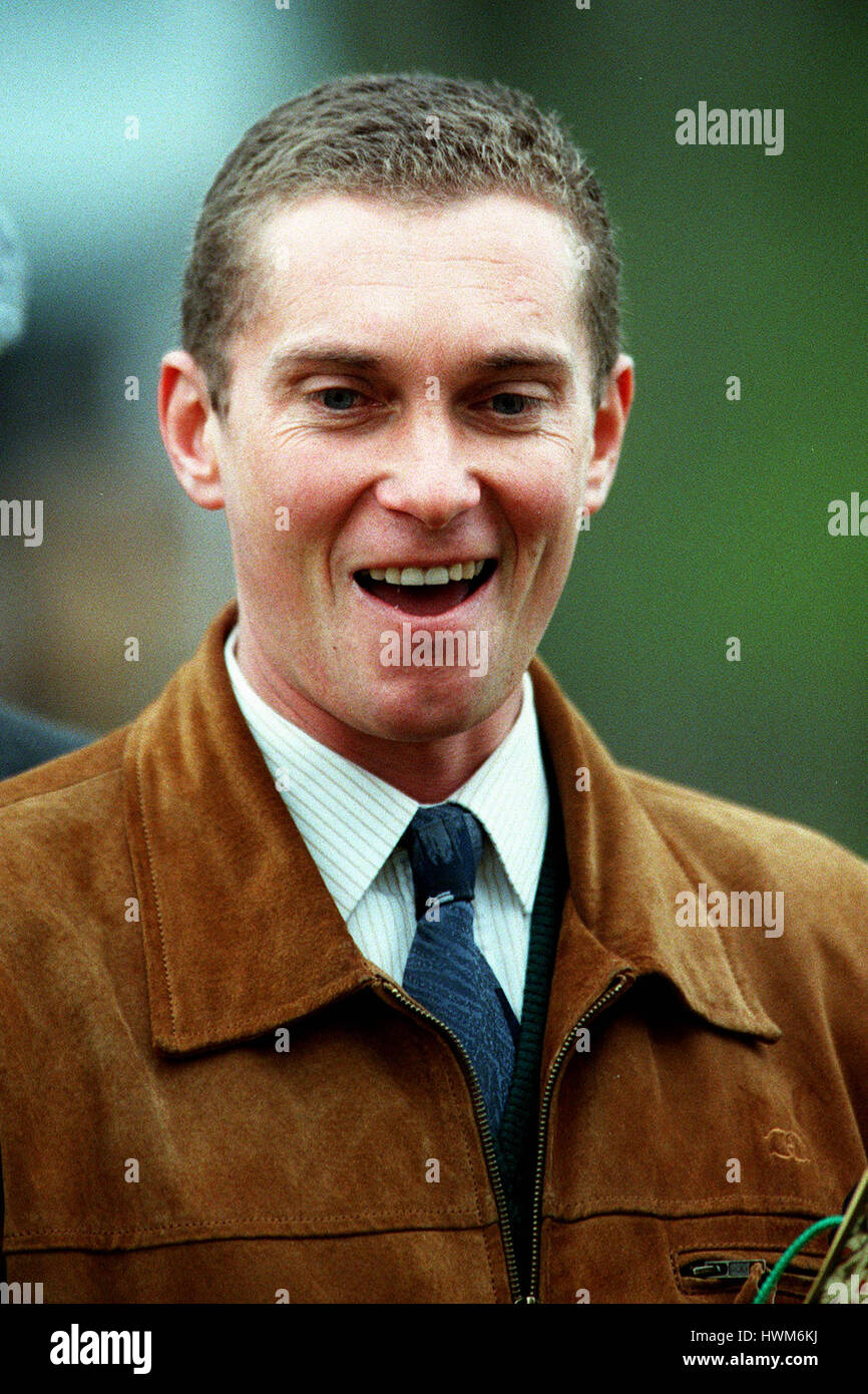 SIMON DOW RACE HORSE TRAINER 22 December 1997 Stock Photo - Alamy