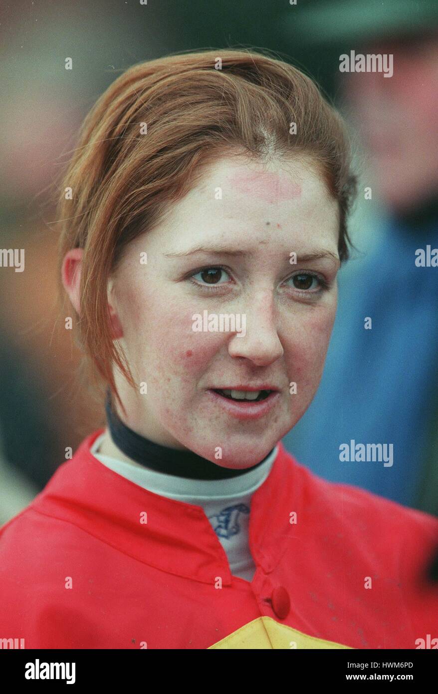 ANGELA GALLIMORE JOCKEY 16 January 1997 Stock Photo - Alamy