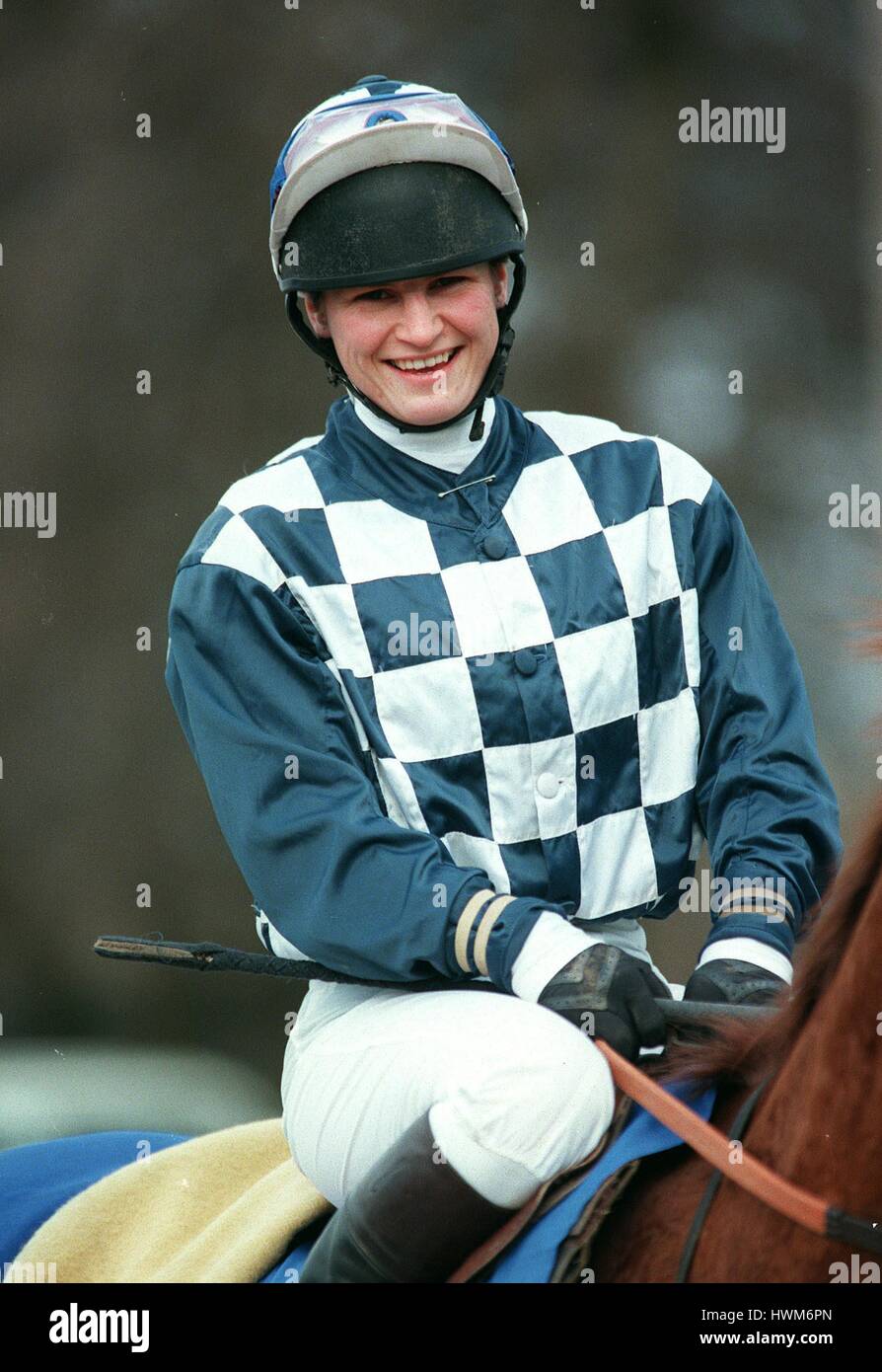 SOPHIE MITCHELL JOCKEY 26 March 1997 Stock Photo - Alamy