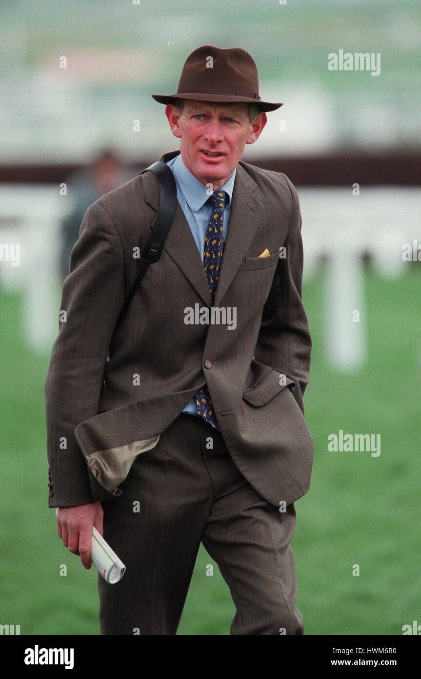 ARTHUR MOORE RACE HORSE TRAINER 09 April 1997 Stock Photo - Alamy
