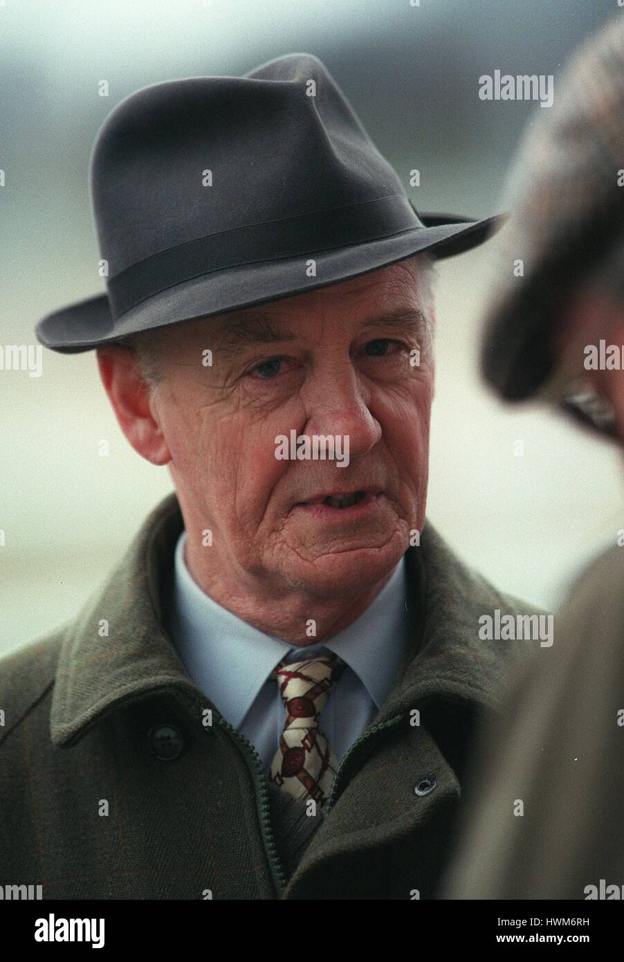 DAVID CHAPMAN RACE HORSE TRAINER 26 March 1997 Stock Photo - Alamy