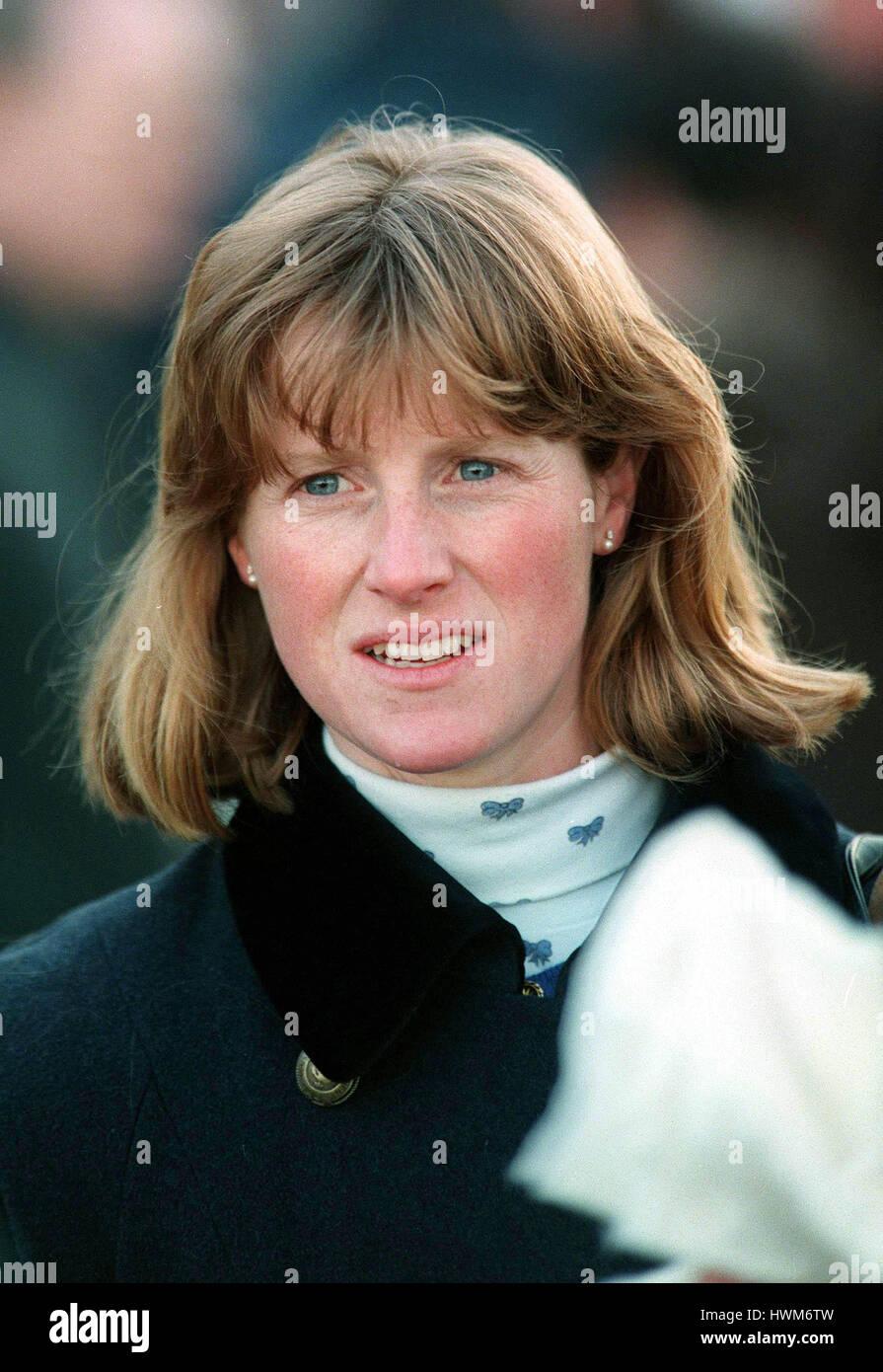 AMANDA PERRETT RACE HORSE TRAINER 11 February 1997 Stock Photo - Alamy