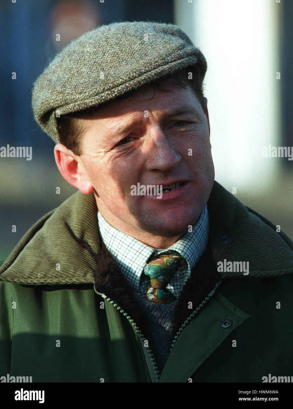 TREVOR WALL RACE HORSE TRAINER 09 December 1997 Stock Photo - Alamy