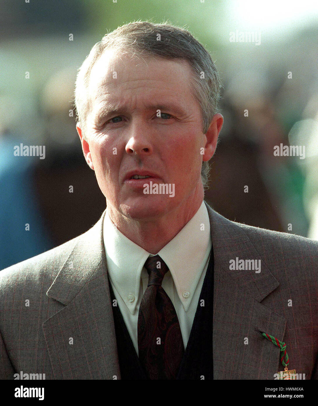 BILL O'GORMAN RACE HORSE TRAINER 23 May 1997 Stock Photo - Alamy