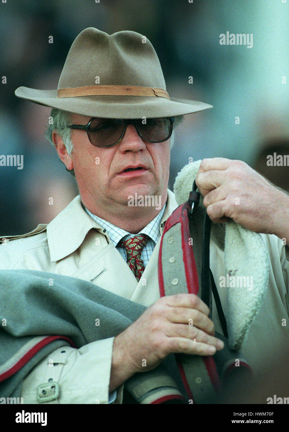 CHARLIE BOOTH RACE HORSE TRAINER 10 November 1997 Stock Photo - Alamy