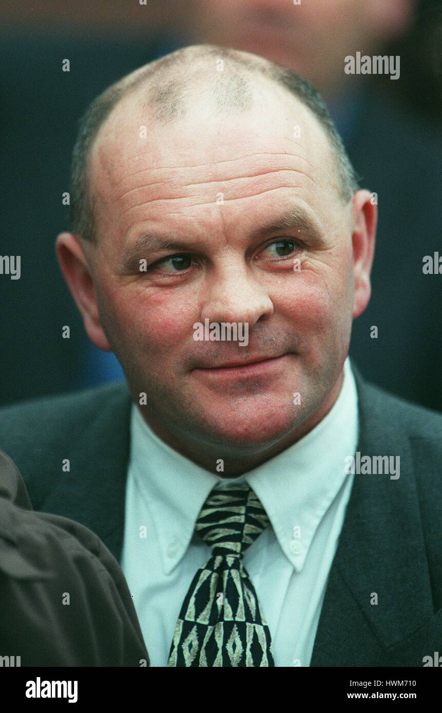 DAVID NICHOLLS RACE HORSE TRAINER 09 April 1997 Stock Photo - Alamy