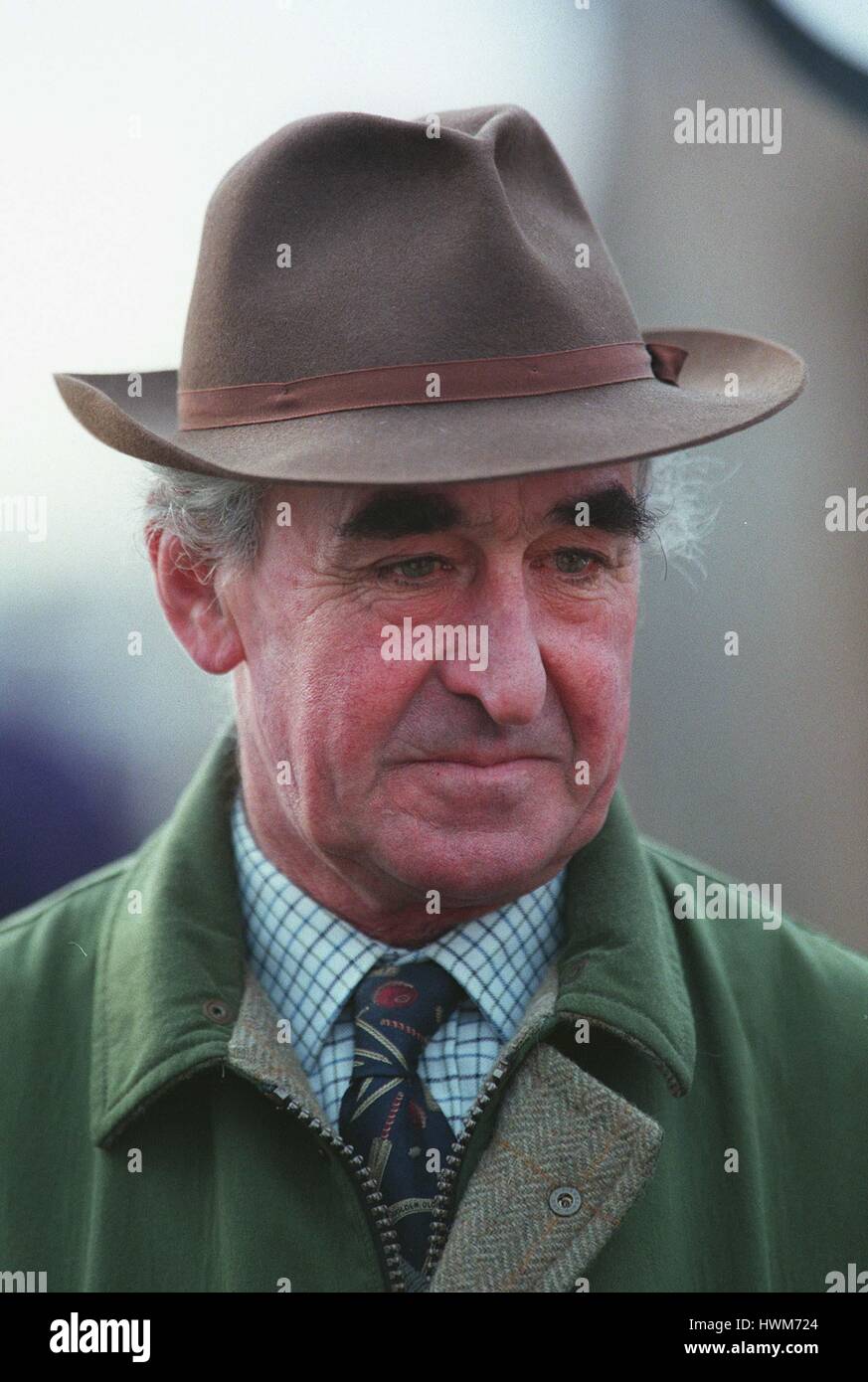 JOSH GIFFORD RACE HORSE TRAINER 14 February 1997 Stock Photo - Alamy