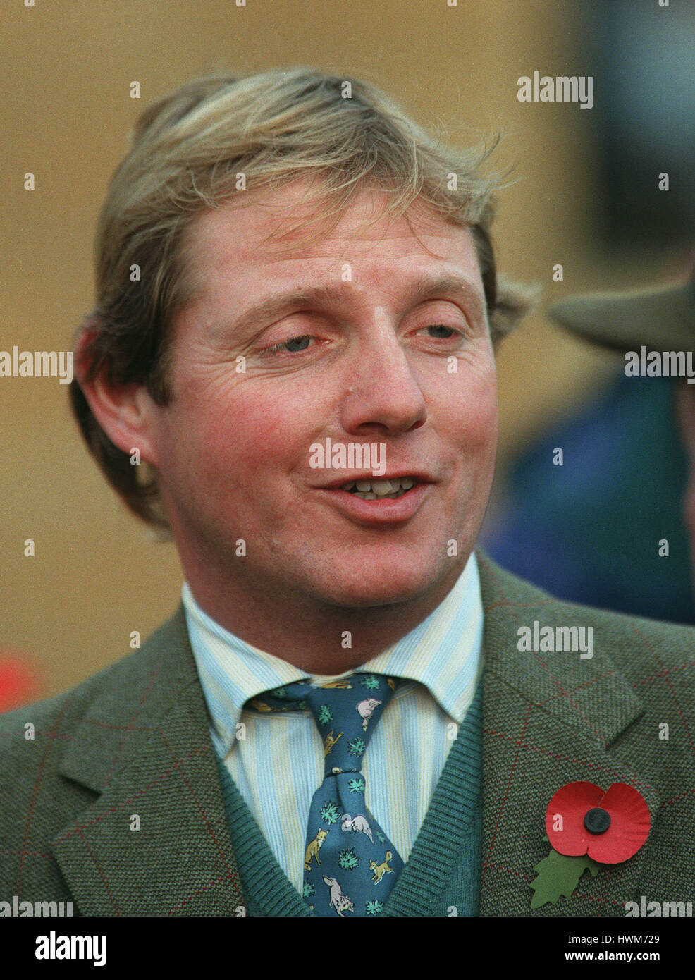 PAUL WEBBER RACE HORSE TRAINER 12 November 1997 Stock Photo - Alamy