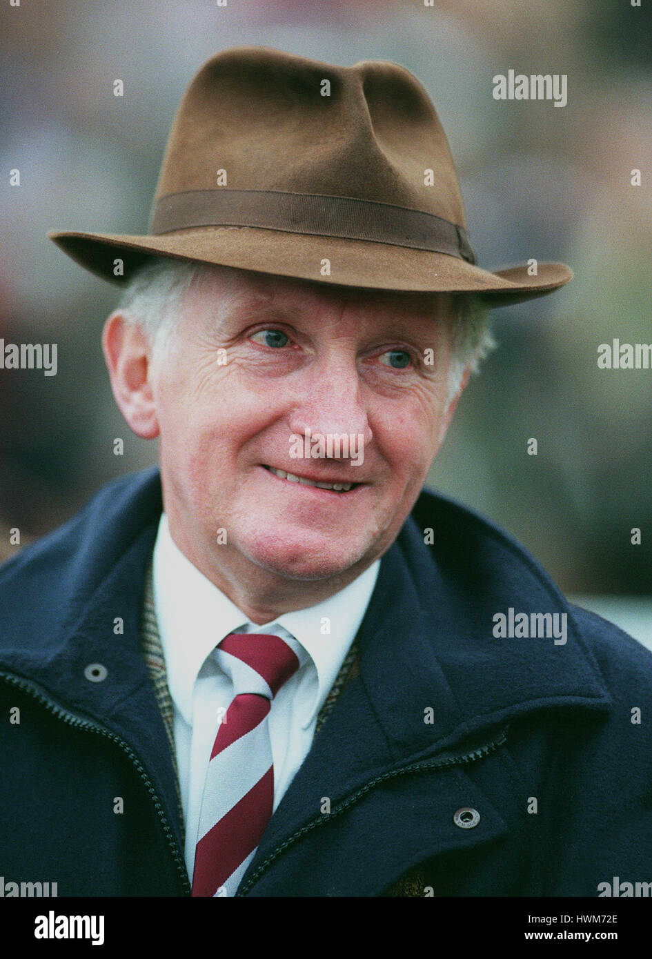 MARTIN PIPE RACE HORSE TRAINER 18 November 1997 Stock Photo - Alamy