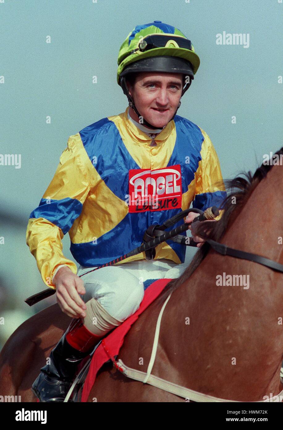 DAVID HARRISON . JOCKEY 22 April 1997 Stock Photo - Alamy