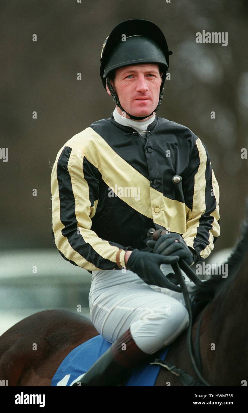 GARY LYONS JOCKEY 28 February 1997 Stock Photo - Alamy