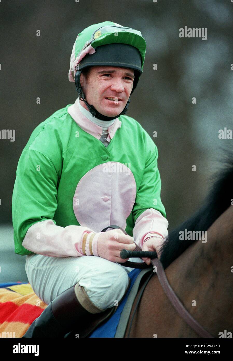 DEAN GALLAGHER JOCKEY 26 March 1997 Stock Photo - Alamy