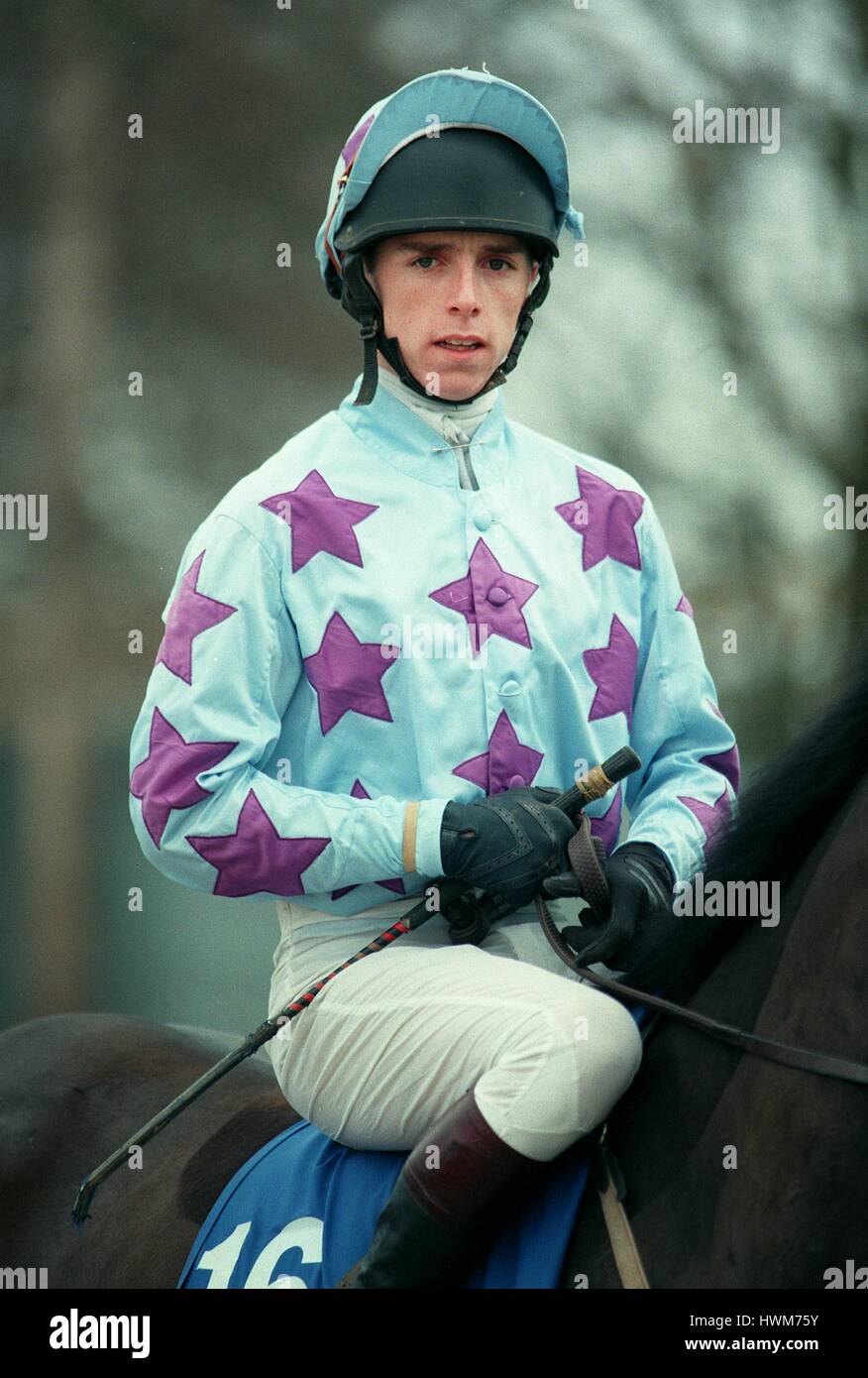 LEIGHTON ASPELL JOCKEY 26 March 1997 Stock Photo - Alamy