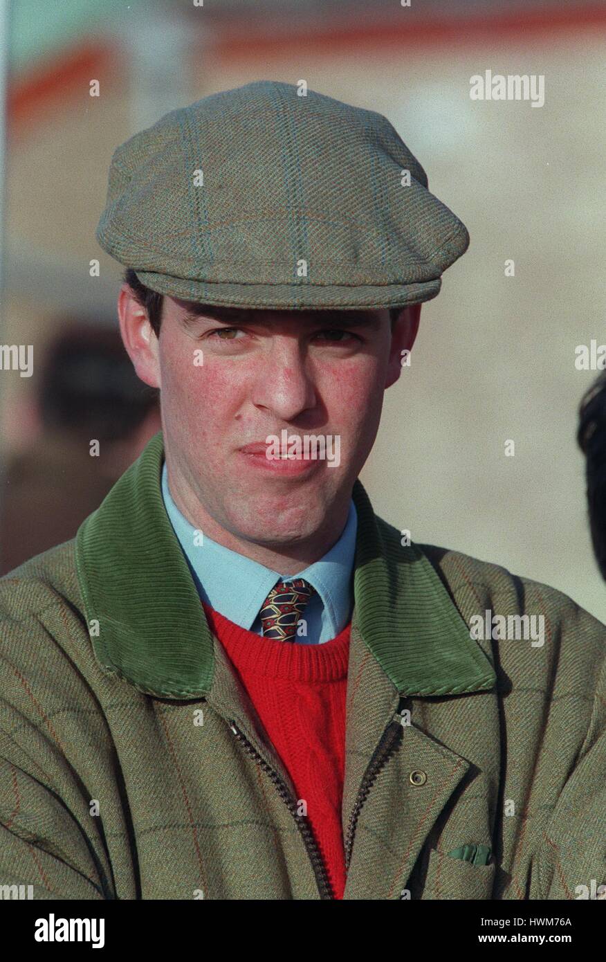 TOM GEORGE RACE HORSE TRAINER 28 February 1997 Stock Photo - Alamy