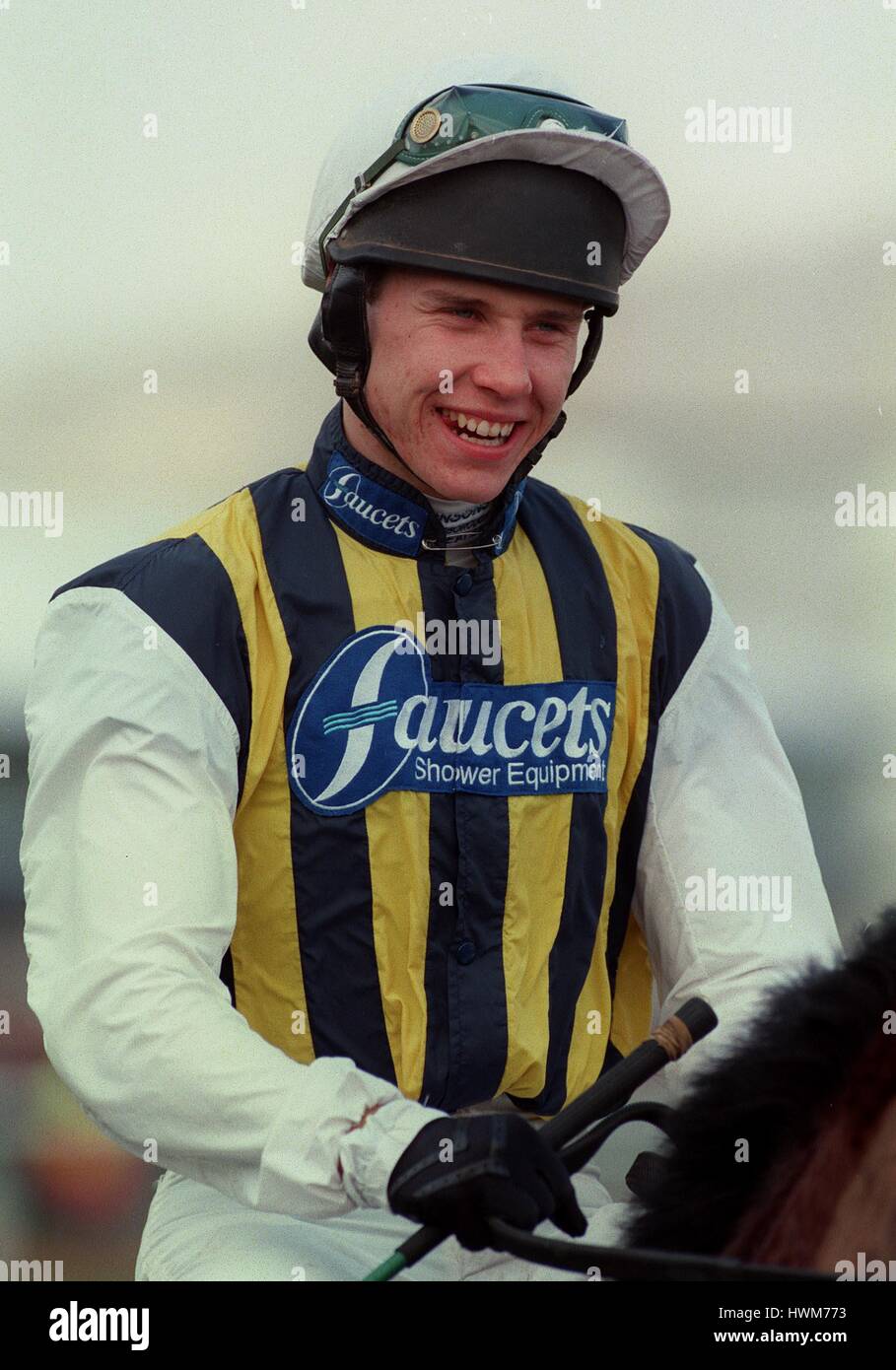 RICHARD JOHNSON JOCKEY 18 March 1997 Stock Photo - Alamy