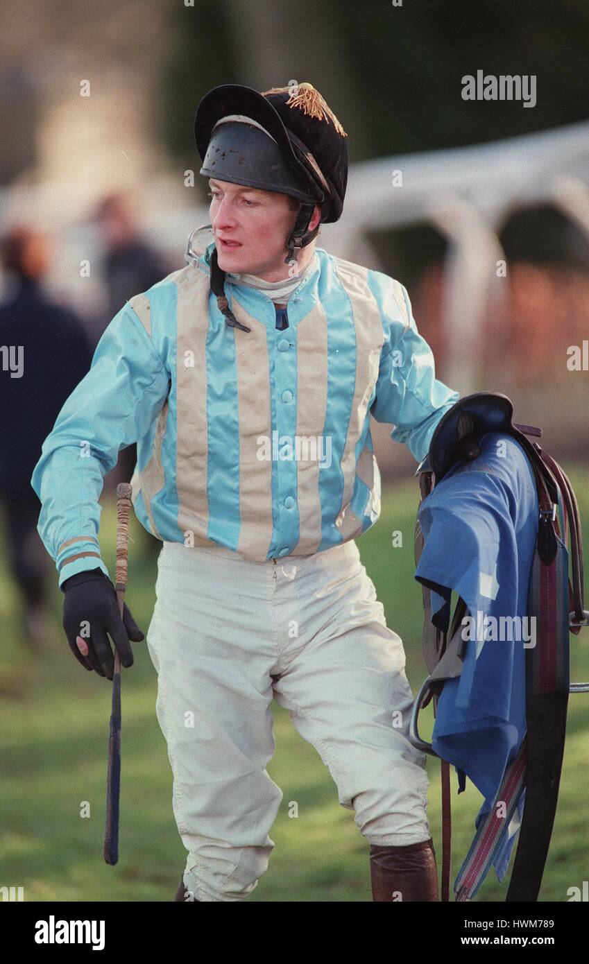 RICHARD DUNWOODY JOCKEY 28 February 1997 Stock Photo - Alamy