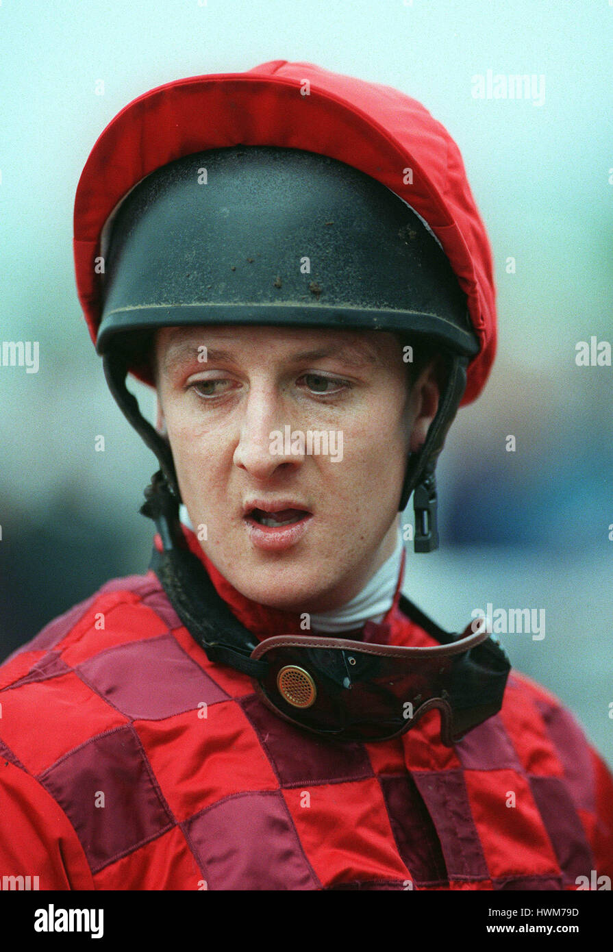 CHRISTOPHER BONNER JOCKEY 16 December 1997 Stock Photo - Alamy