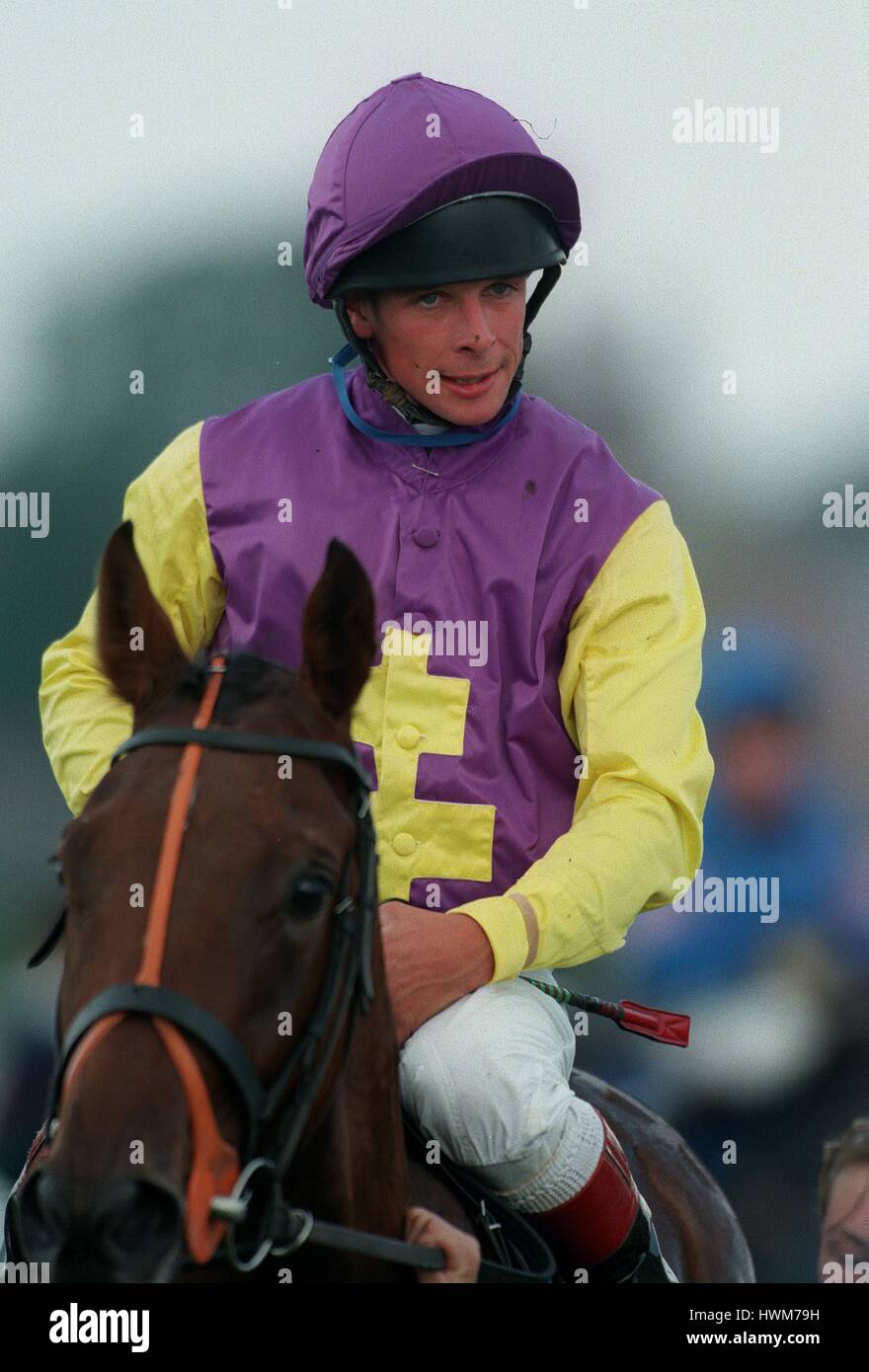 LEE NEWTON JOCKEY 29 August 1997 Stock Photo - Alamy