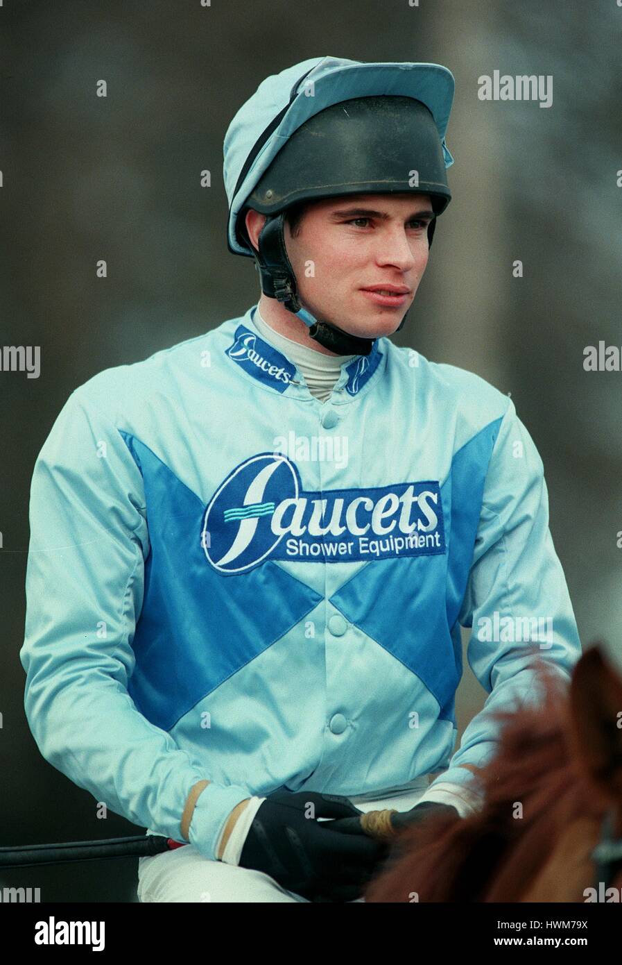 ROBERT MASSEY JOCKEY 26 March 1997 Stock Photo - Alamy